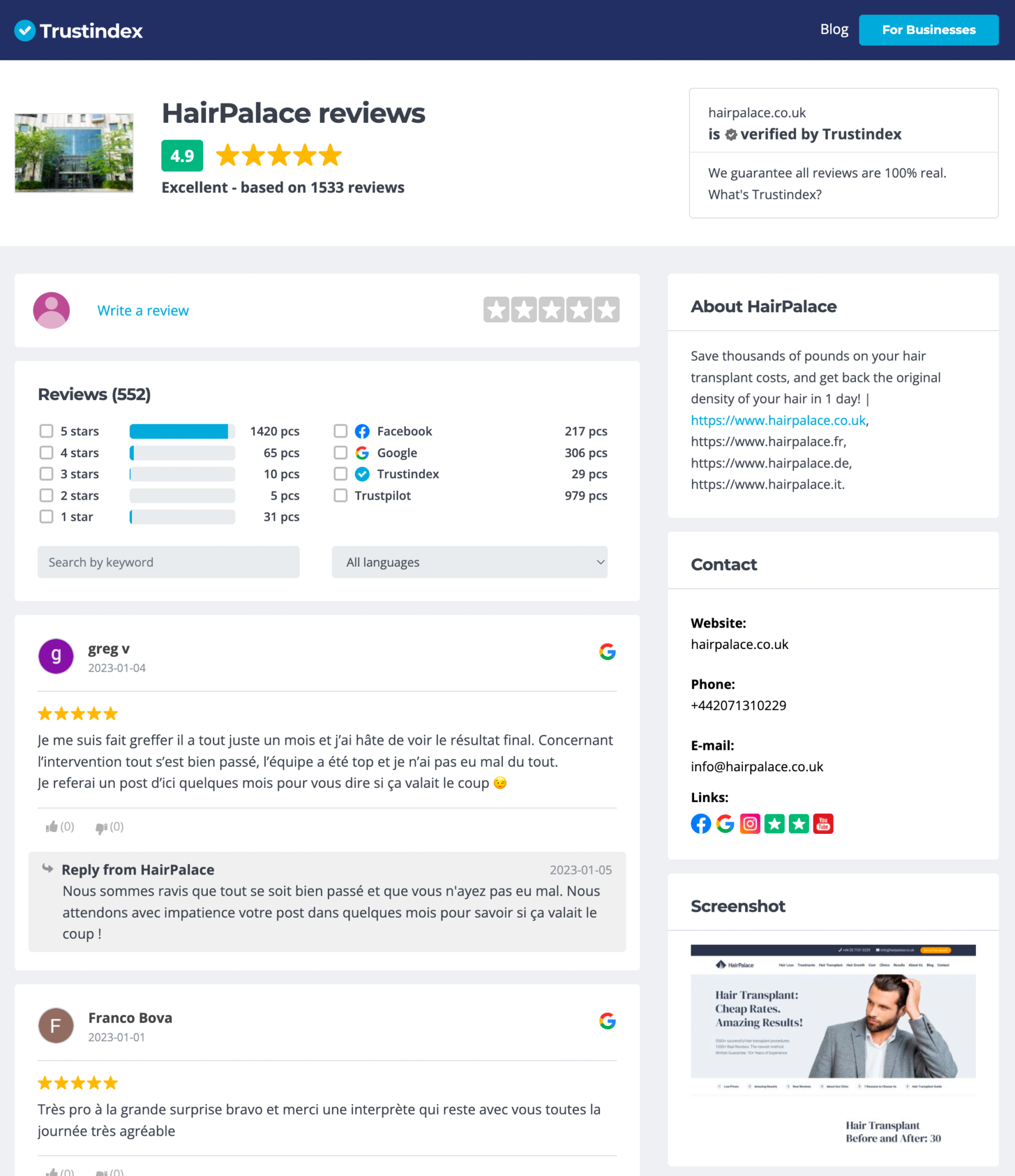 Features - Trustindex.io