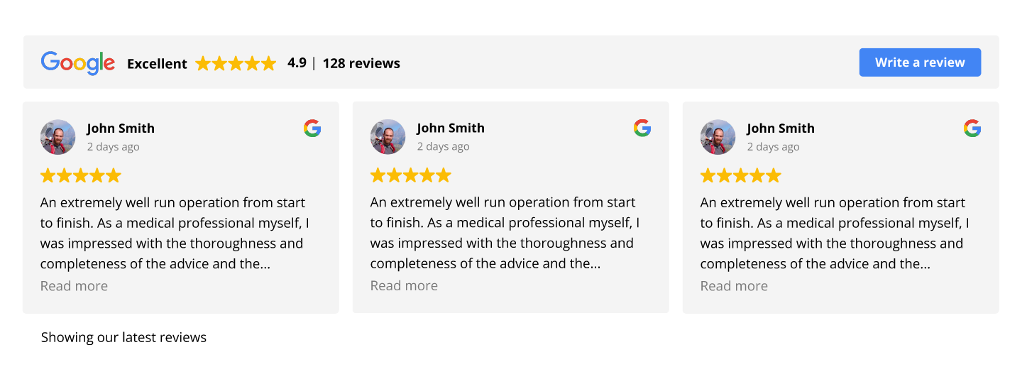 Review widgets - Trustindex.io
